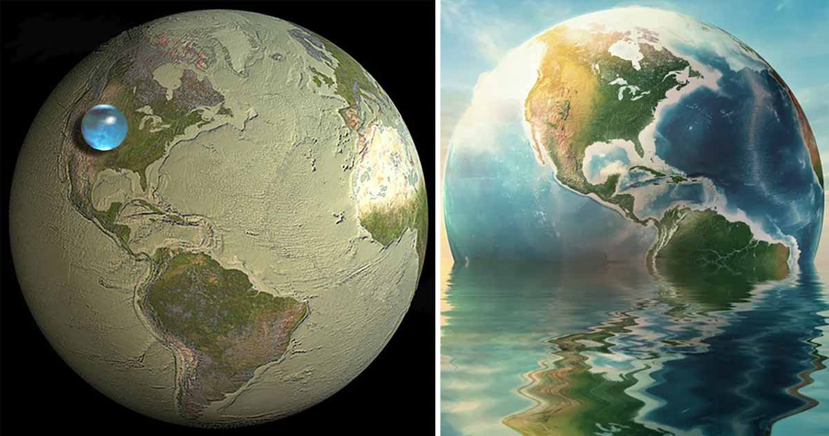 Câtă apă există pe Pământ? Cât la sută din suprafaţa Pământului este ...