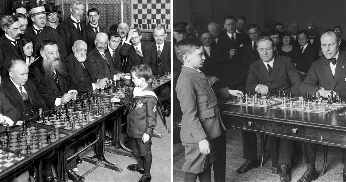 Copilul genial care la 8 ani a învins 20 de jucători într-o partidă ...