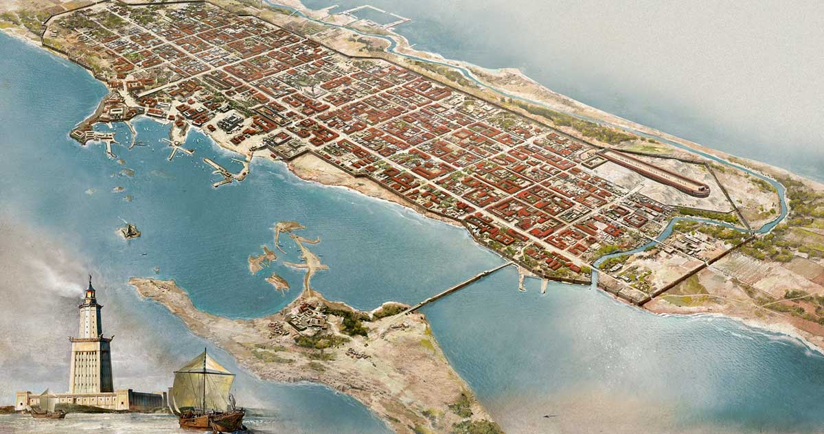 Alexandria, oraşul care a schimbat lumea. A fost fondat de Alexandru ...
