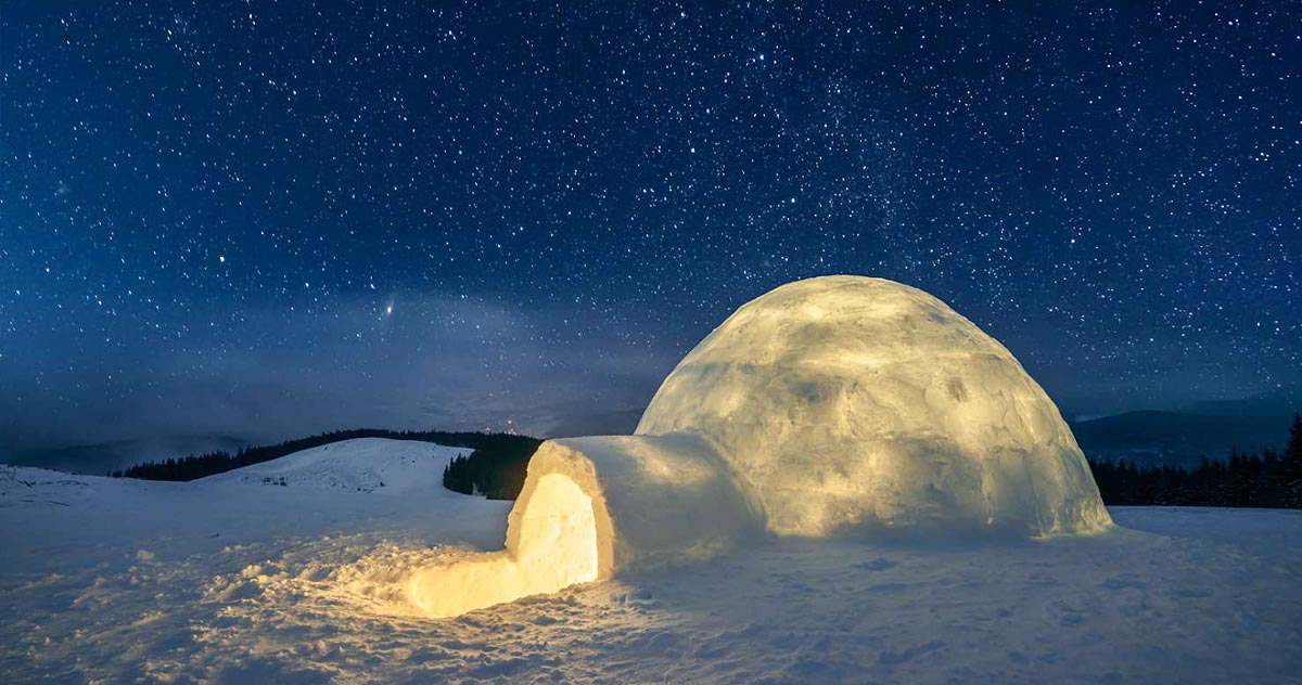 De ce este cald într-un iglu de zăpadă, dacă temperaturile din exterior ...
