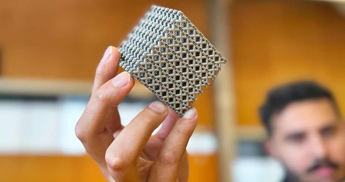 Noul metamaterial din titan are o rezistență supranaturală. Este cu 50% ...