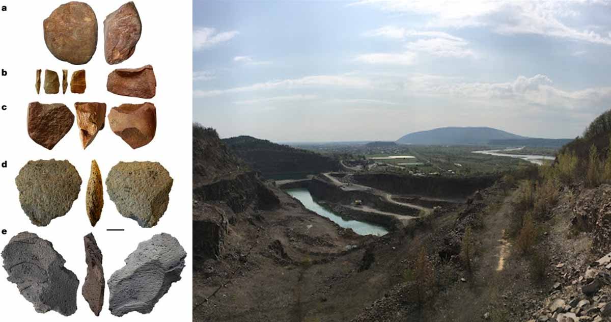 Unelte de piatră vechi de 1,4 mil. ani, în apropiere de România, oferă ...