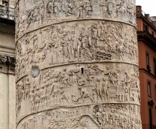 10 curiozităţi despre Columna lui Traian, care prezintă războaiele daco ...