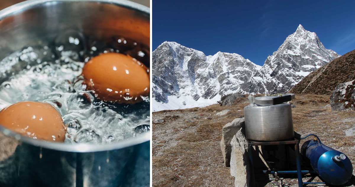 De ce nu poţi să fierbi un ou în vârful muntelui Everest. Nu există o ...